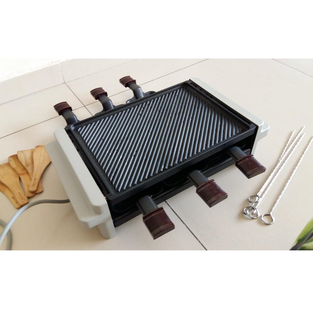Philips Raclette Grill HD 4336, TV & Home Appliances, Kitchen ...