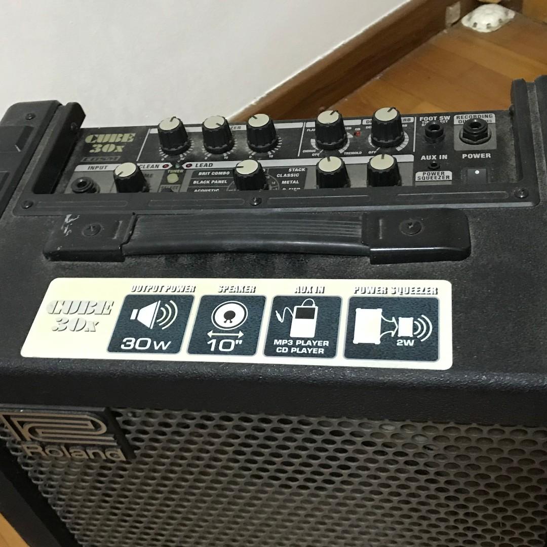 Roland CUBE 30X GUITAR AMP, Hobbies & Toys, Music & Media, Musical ...