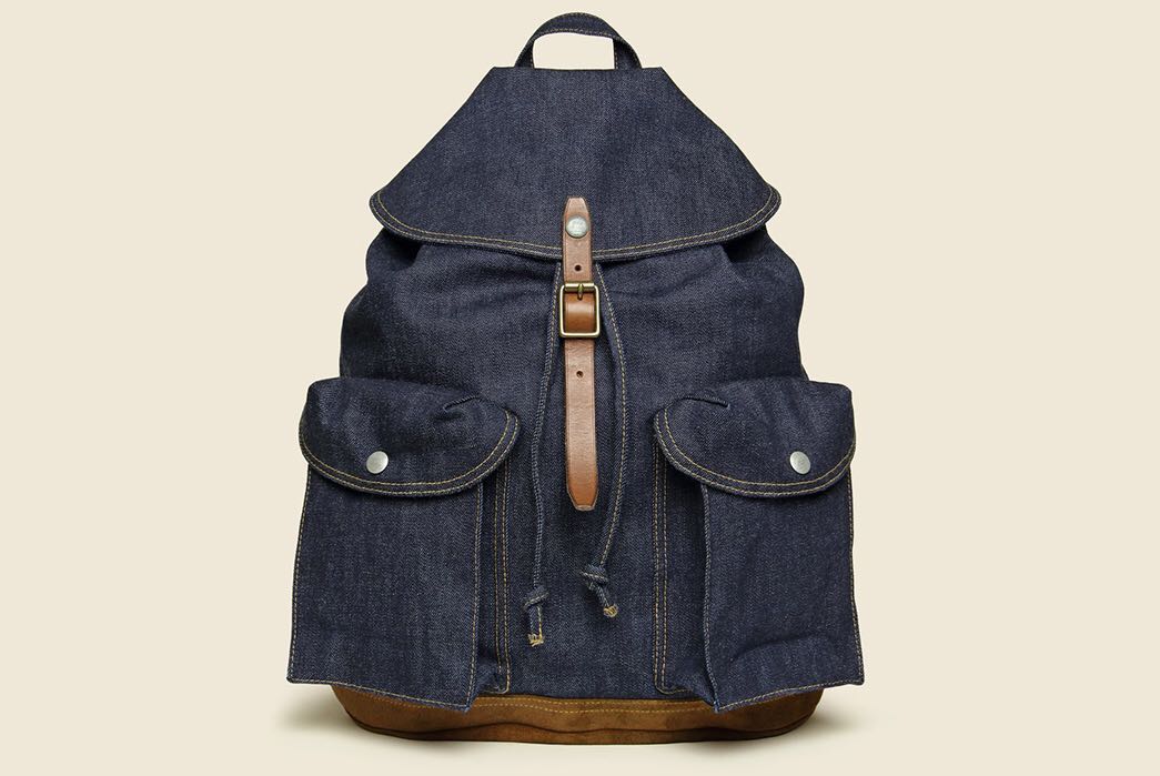 RRL Riley Denim Rucksack, Men's Fashion, Bags, Backpacks on Carousell