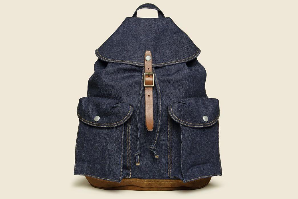 RRL Riley Denim Rucksack, Men's Fashion, Bags, Backpacks on Carousell