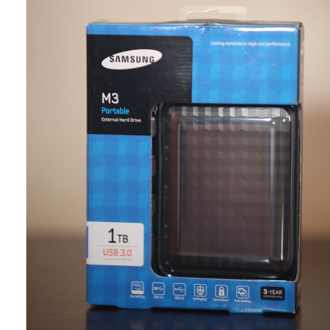 Samsung M3 1TB USB 3 External Hard Disk, Computers & Tech, Parts ...
