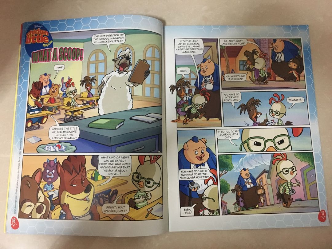 Smarty reading books and chicken little magazine, Books & Stationery ...