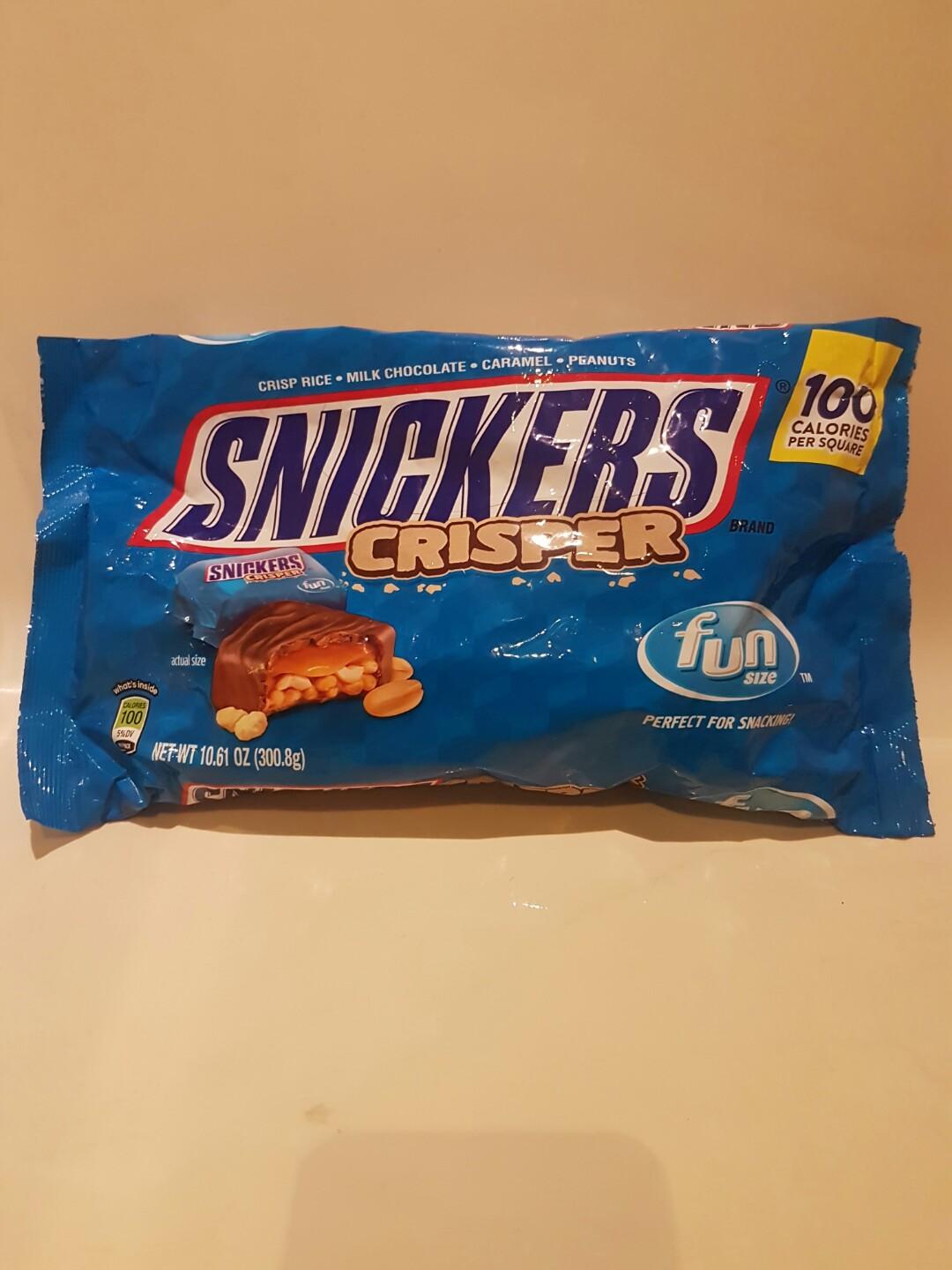 Snickers Crisper, Food & Drinks, Packaged & Instant Food on Carousell