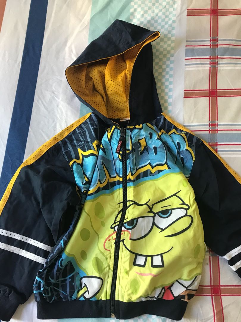 Spongebob Jacket, Babies & Kids, Babies & Kids Fashion on Carousell