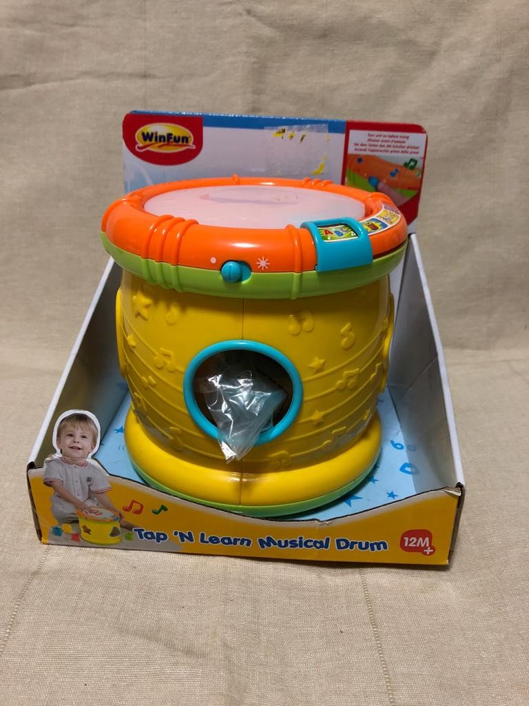 Tap n learn musical drum, Babies & Kids, Infant Playtime on Carousell