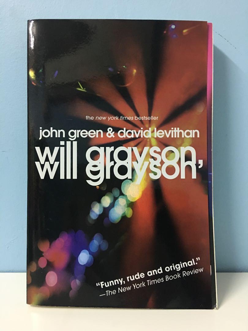 Will Grayson, Will Grayson - John Green, Hobbies & Toys, Books ...