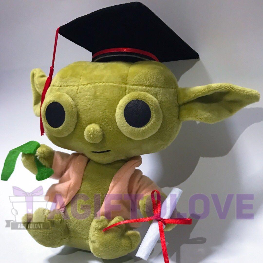 Yoda Graduation Plush Gift Set - Star Wars, Hobbies & Toys, Toys ...