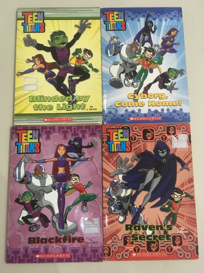 4 Teen Titans books, Hobbies & Toys, Books & Magazines, Children's ...