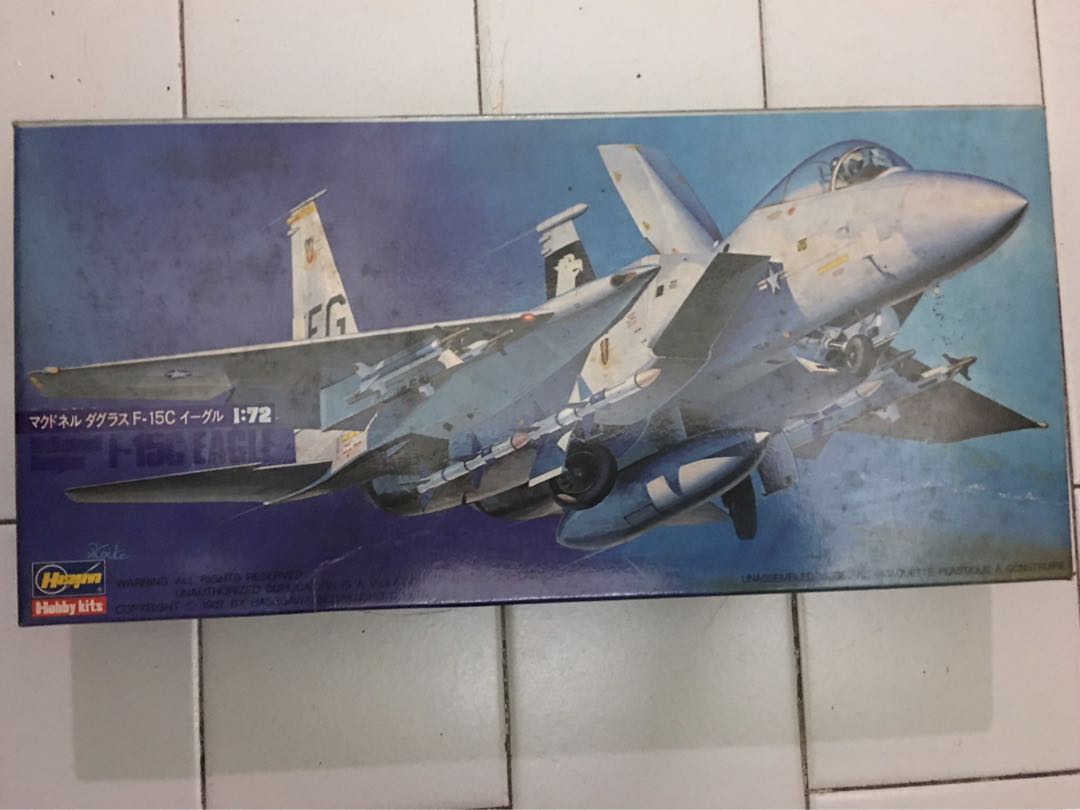 F-15C eagle model kit, Hobbies & Toys, Collectibles & Memorabilia ...