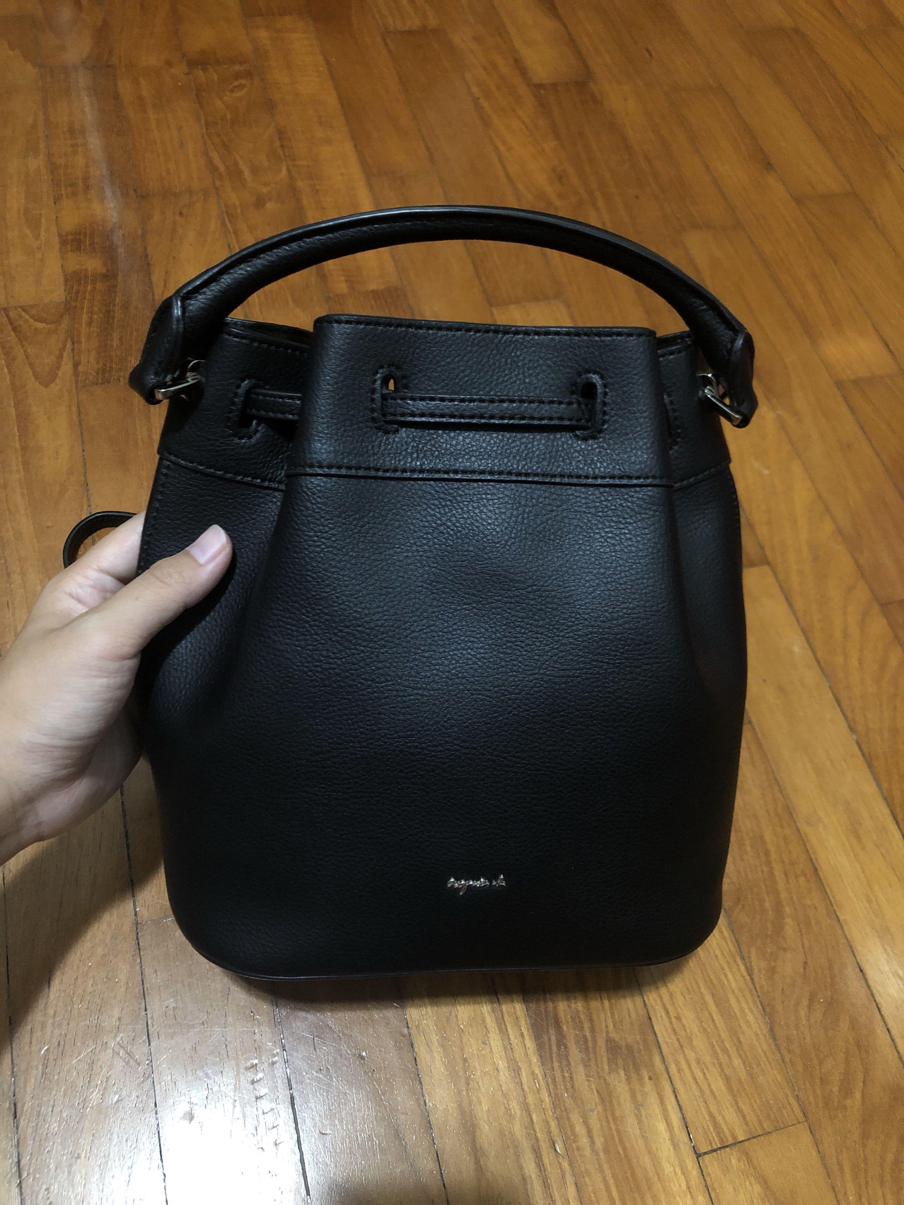 Agnes B. Large Alice Bucket Bag, Women's Fashion, Bags & Wallets, Cross ...