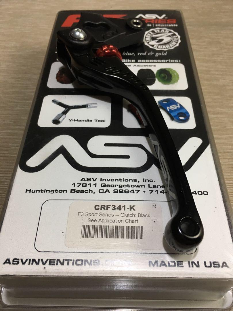 ASV F3 UNBREAKABLE Brake & Clutch Levers, Auto Accessories on Carousell
