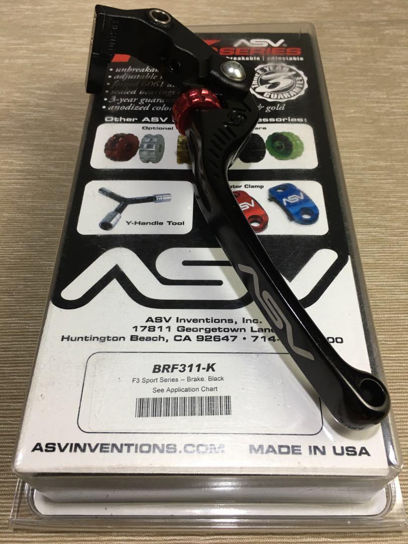 ASV F3 UNBREAKABLE Brake & Clutch Levers, Auto Accessories on Carousell
