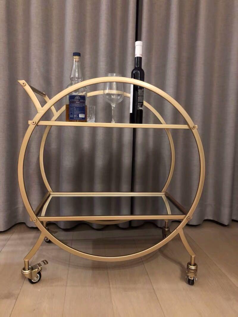 #space Whisky Wine Bar Trolley/Food Trolley/ serving cart, Furniture ...