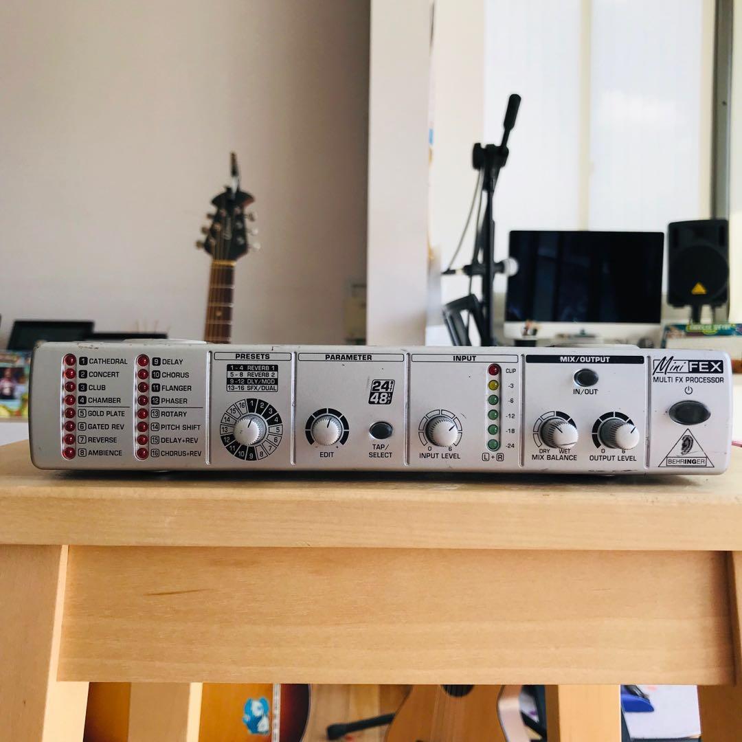 BEHRINGER MINIFEX FEX800 Ultra-Compact Stereo Multi-FX Processor, Audio, Soundbars, Speakers ...