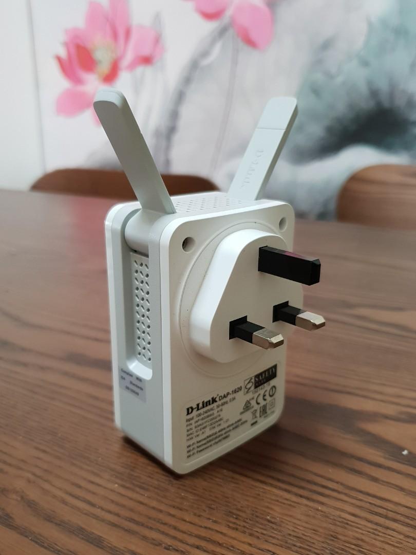 D-Link DAP-1620 WiFi repeater AC1200 (WiFi range extender), Computers ...