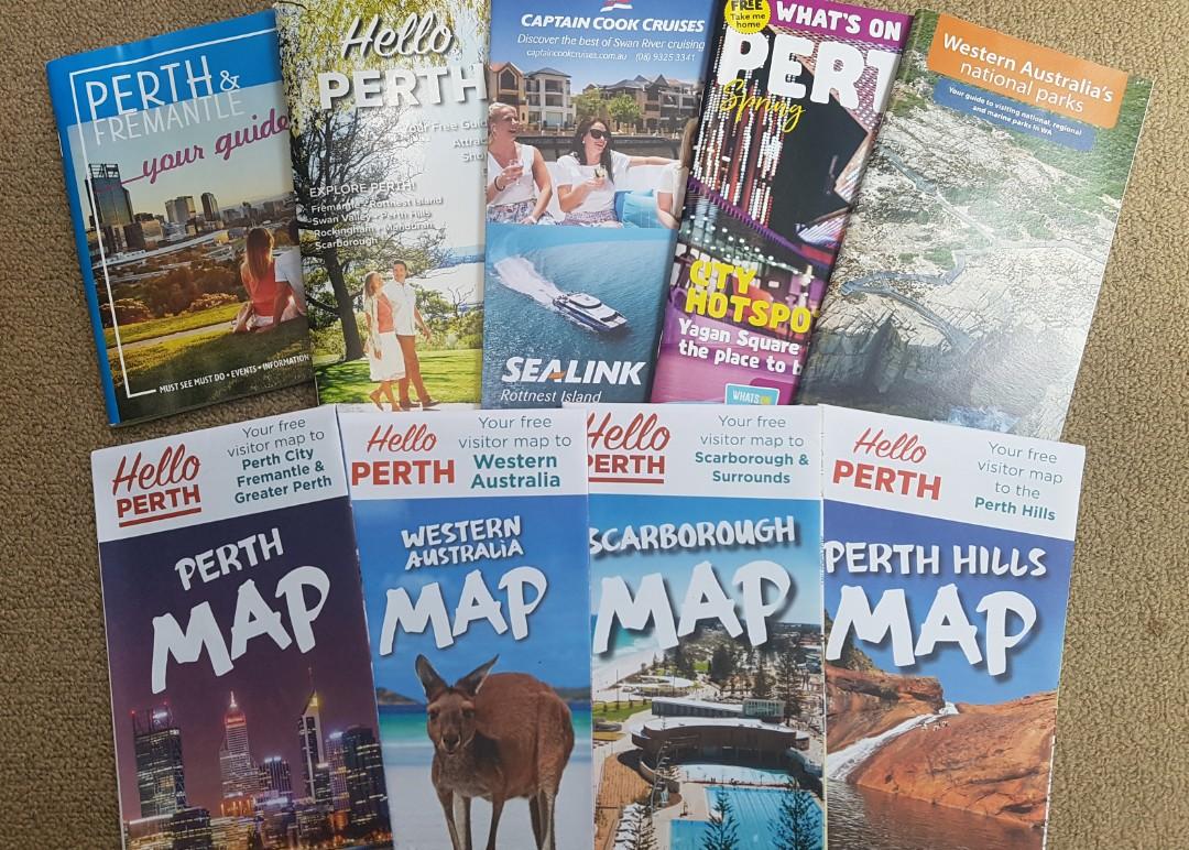 Free & Easy PERTH guide-books & maps, Hobbies & Toys, Books & Magazines ...