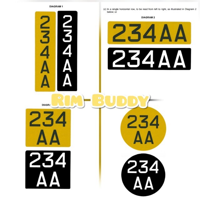 DYU LTA approved font registration stickers for scooters / PMD, Sports ...