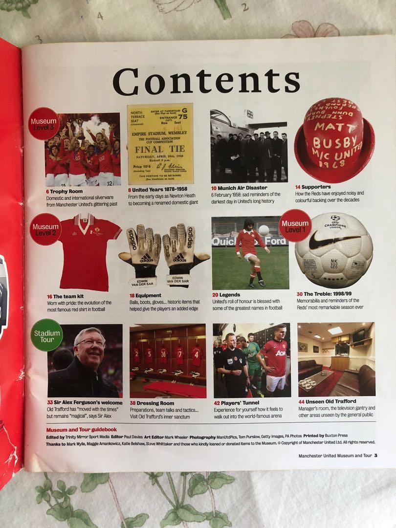 Manchester United Museum and Tour guidebook, Hobbies & Toys ...