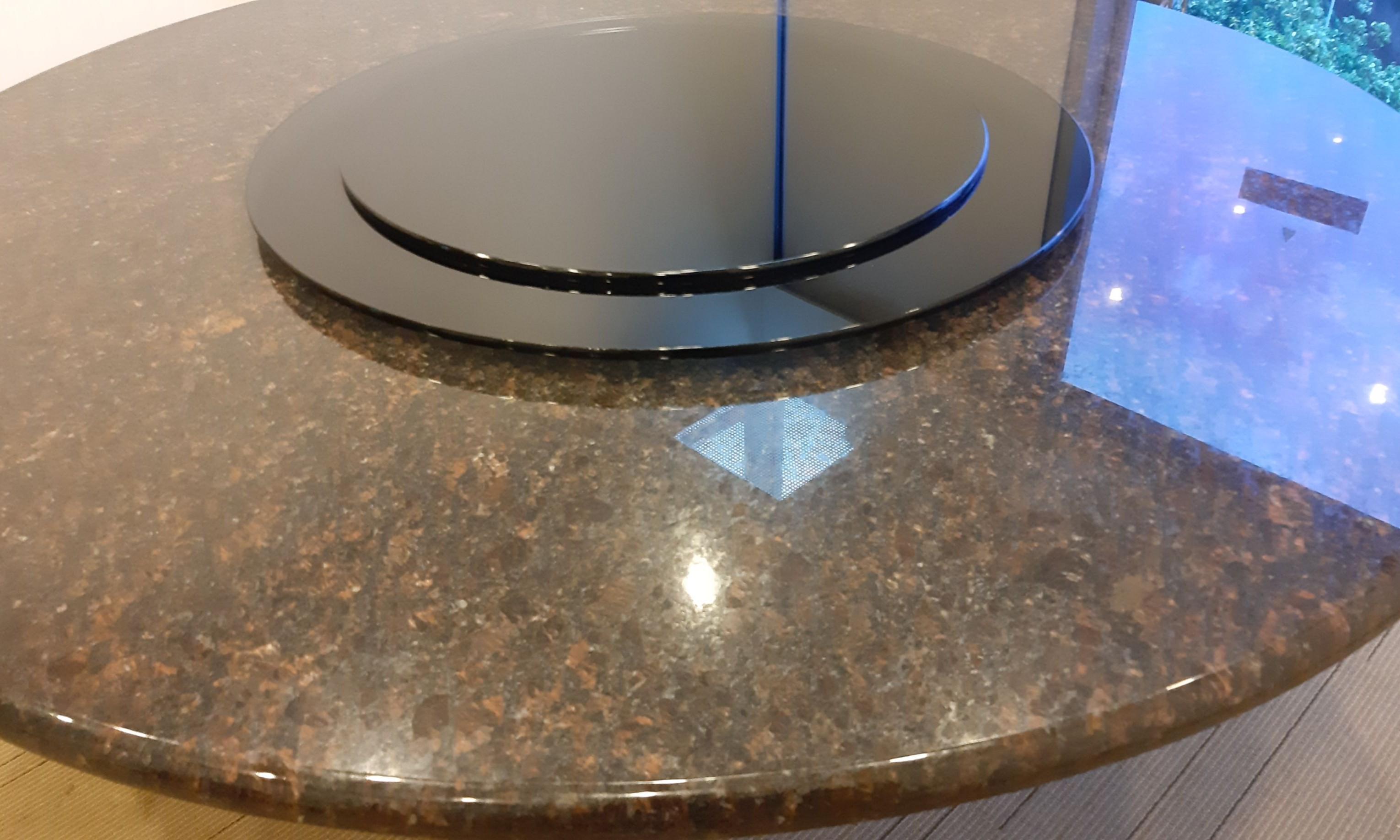 Marble Top Dining Table with center spinner, Furniture, Tables & Chairs ...