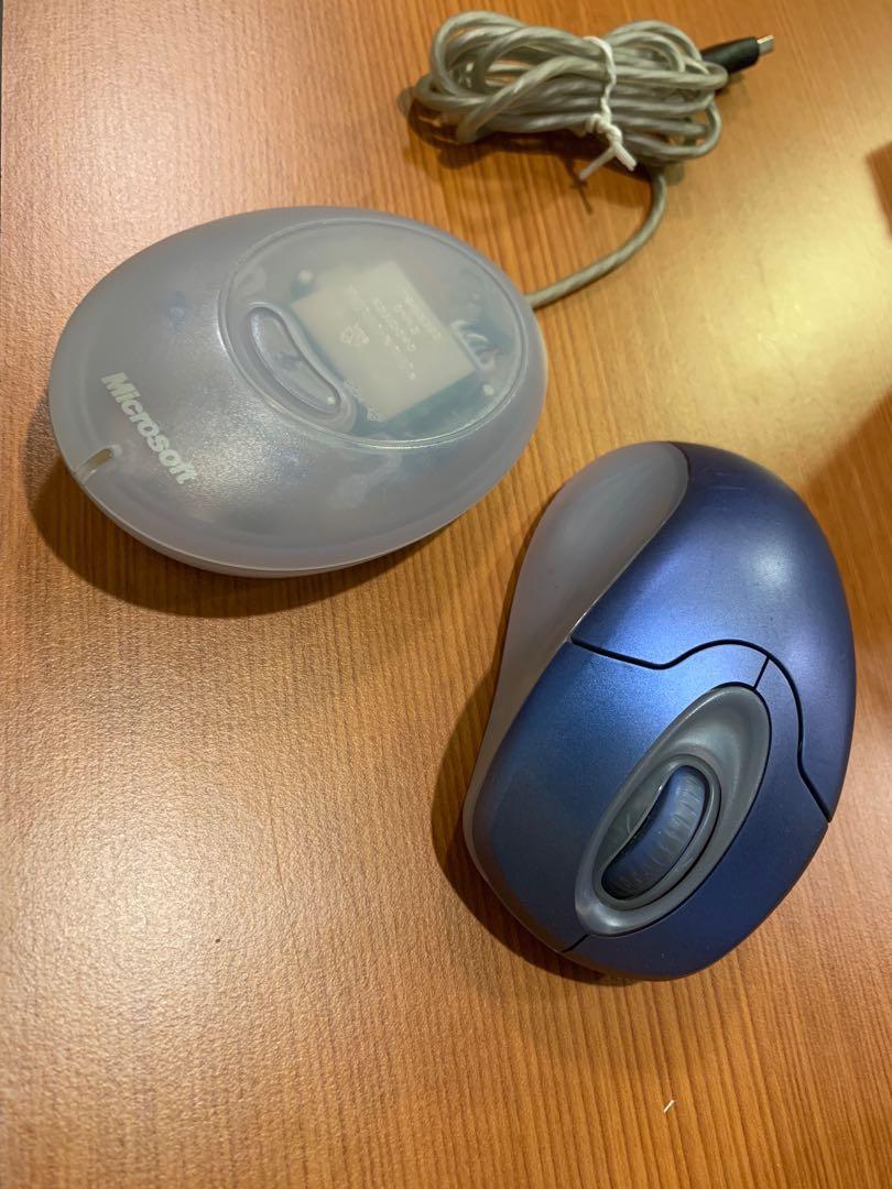 Microsoft wireless usb optical Mouse 2.0 ergonomic large, Computers ...