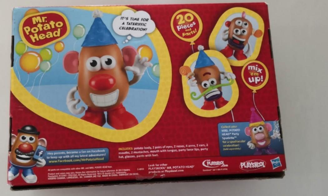 Mr Potato Party Spud by Playskool, Hobbies & Toys, Toys & Games on ...
