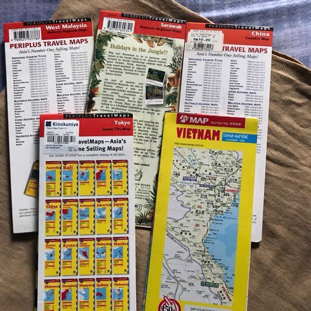 Periplus Maps (various countries), Everything Else on Carousell