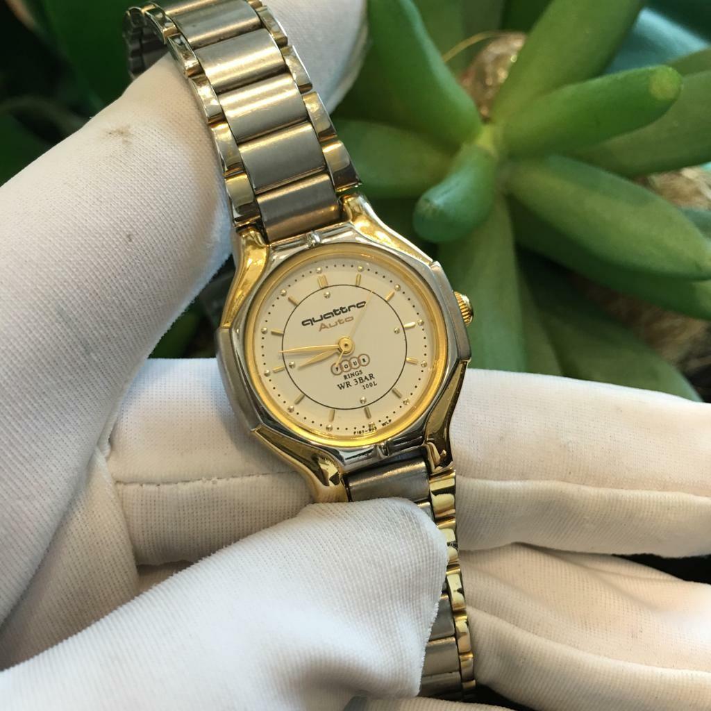 QUATTRO FOUR-RING (AUDI) VINTAGE LADIES' WATCH, Women's Fashion ...