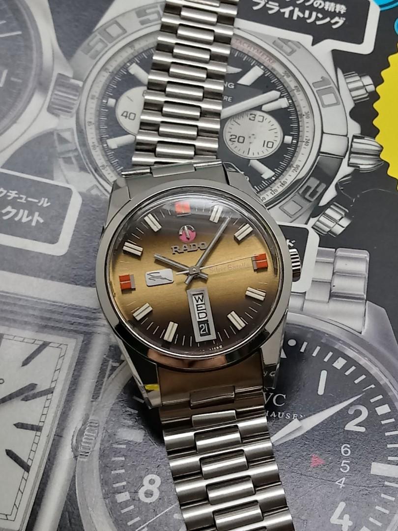 RADO SILVER GAZELLE 25 JEWELS AUTOMATIC WATCH, Luxury, Watches on Carousell