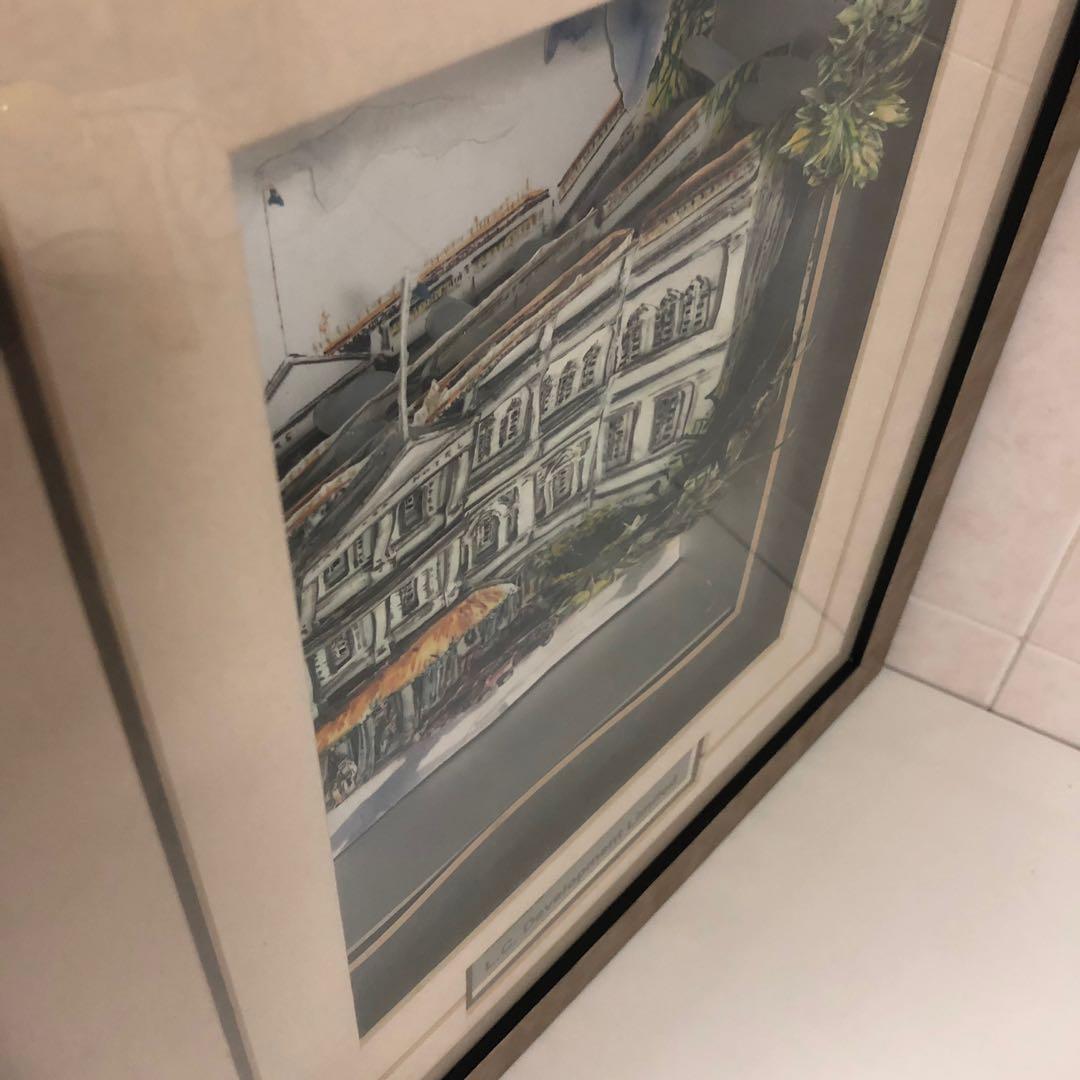 Raffles Hotel 3D Frame - Old Raffles Hotel, Hobbies & Toys, Stationery ...