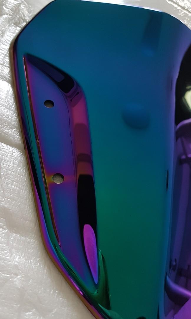 Rainbow Tinted Sports Windshield For Yamaha Aerox NVX, Motorcycles ...