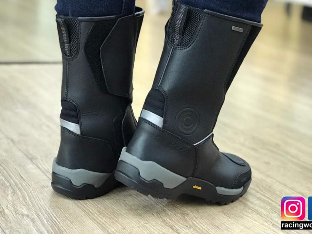 Rev'It Compass H2O riding boots, Motorcycles, Motorcycle Apparel on Carousell