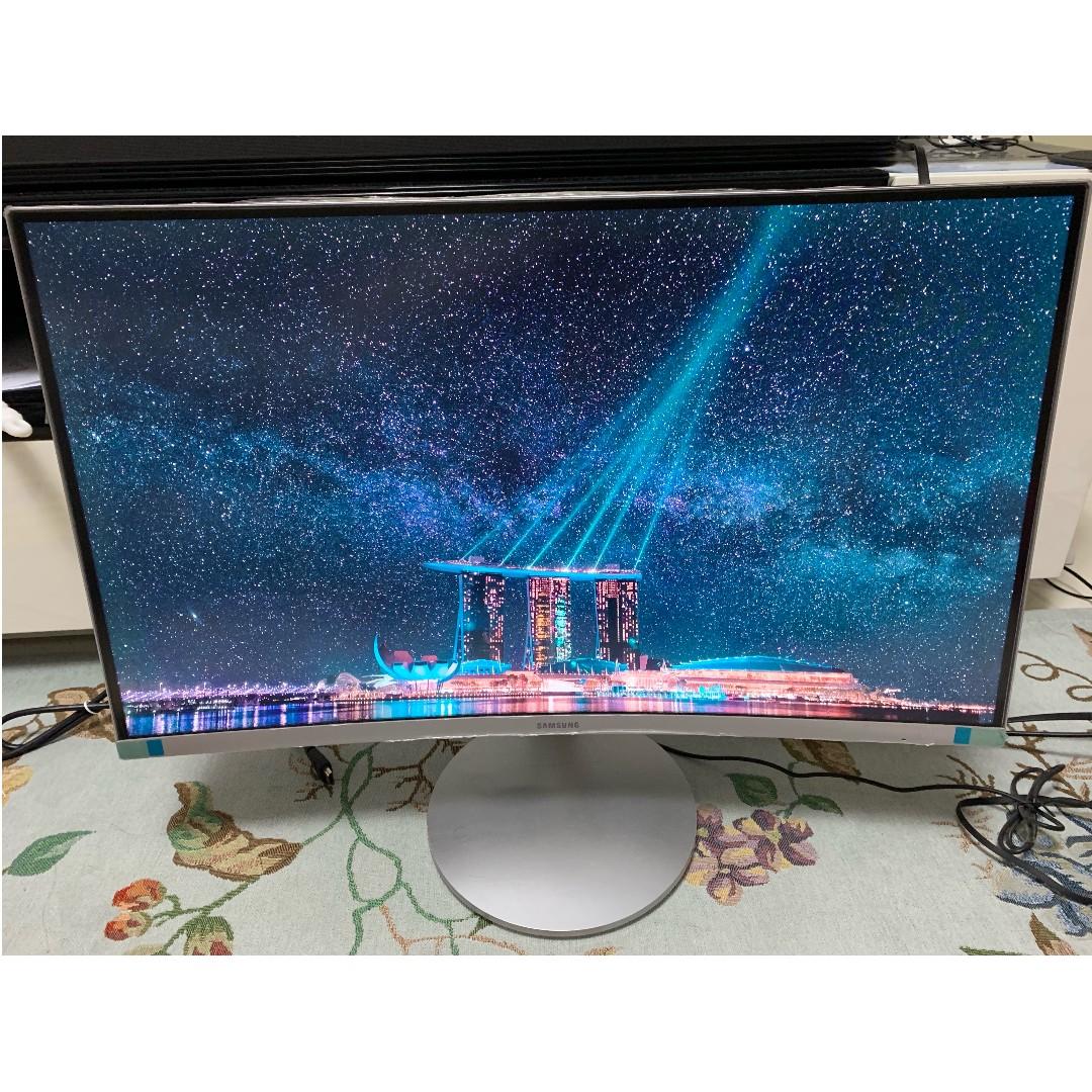 SAMSUNG 27 INCH CURVED MONITOR WITH BUILT IN SPEAKERS - C27F591FDE ...