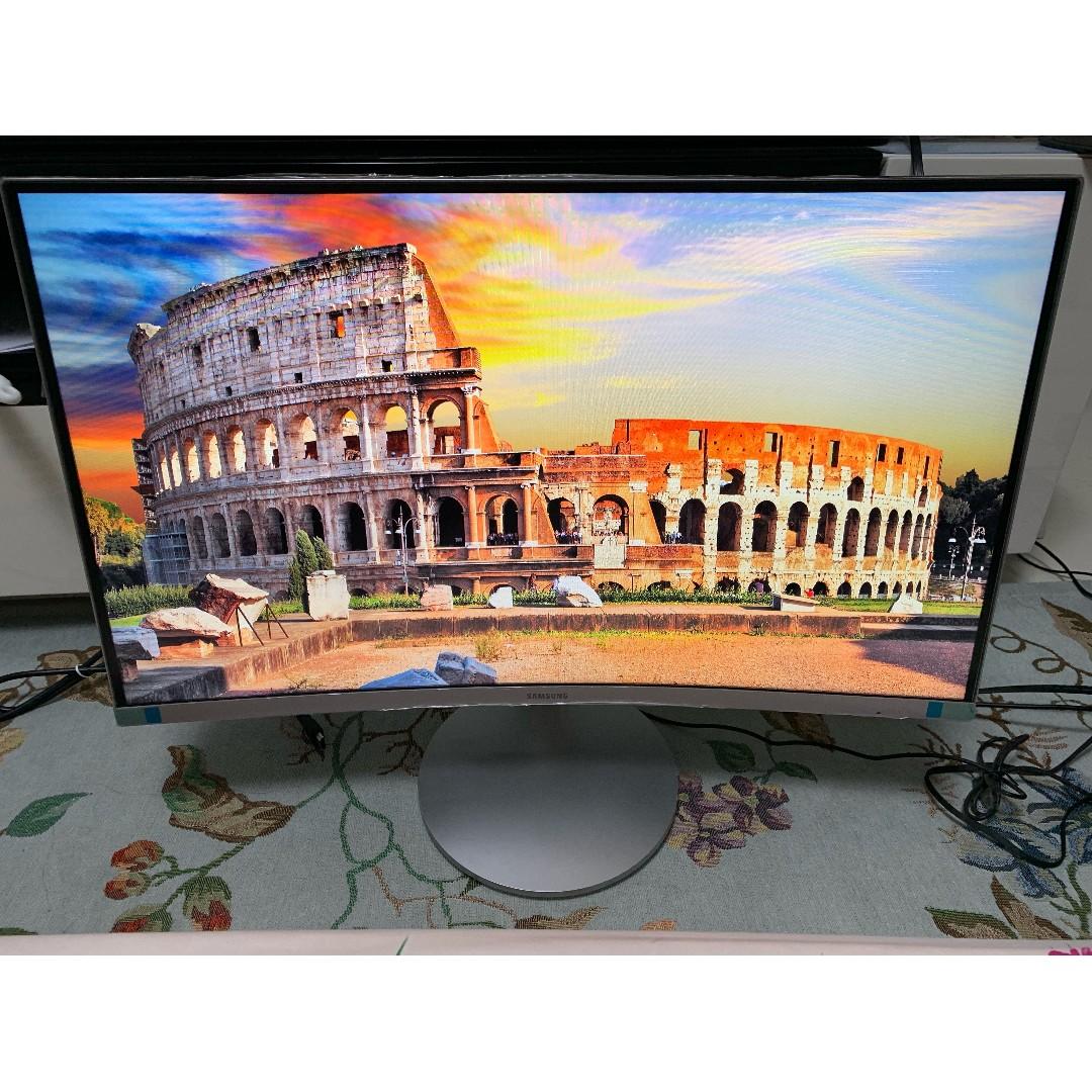 SAMSUNG 27 INCH CURVED MONITOR WITH BUILT IN SPEAKERS - C27F591FDE ...
