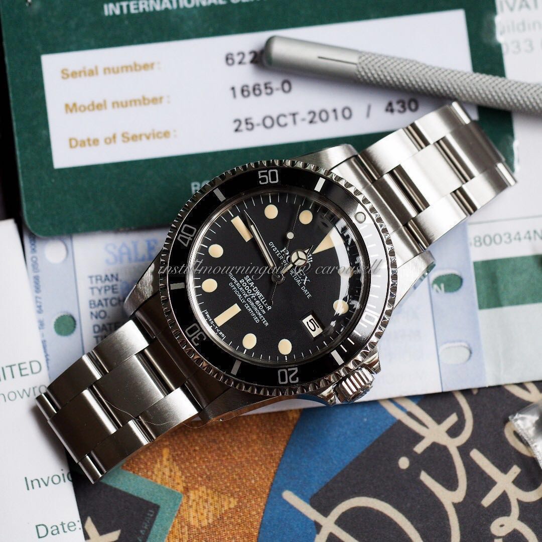 [SOLD] Rolex 1665 Sea Dweller aka “The Great White” Vintage Watch ...