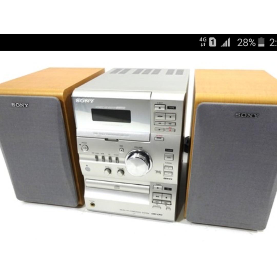 Sony CMT-CP11 DeskTop Hi-Fi System, Audio, Other Audio Equipment on ...