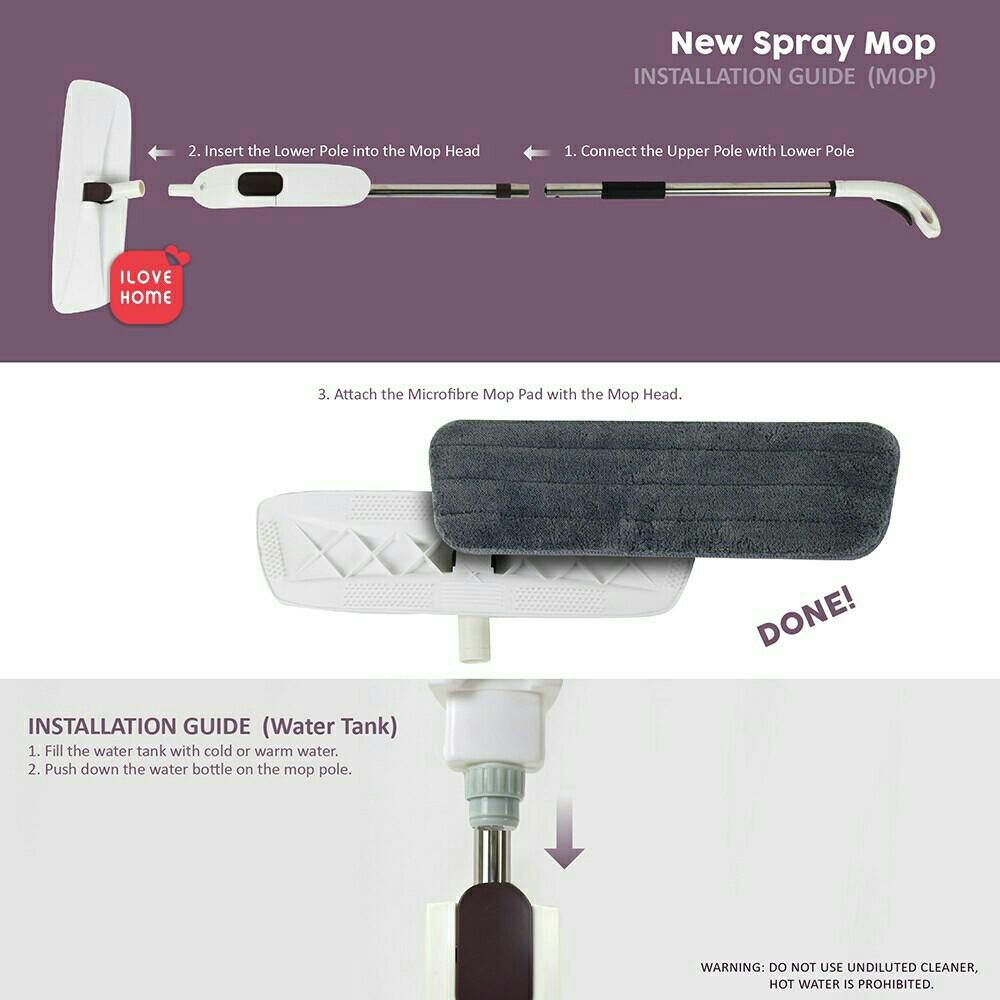 Spray Mop New Generation First In Malaysia Ready Stock, Health ...