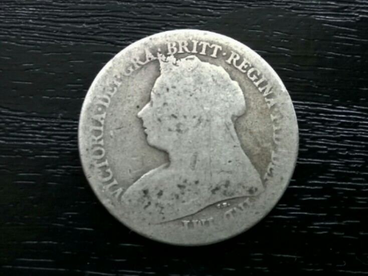 UK 1898 Shilling Queen Victoria Silver Coin, Hobbies & Toys ...