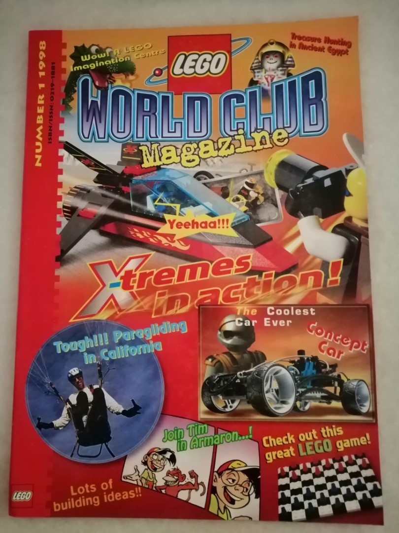 Vintage 1998 Lego World Club Magazine, Hobbies & Toys, Books ...