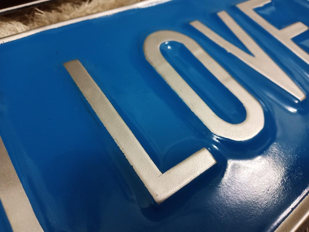 Wedding Car Plate Wall Deco, Furniture & Home Living, Home Decor, Wall ...