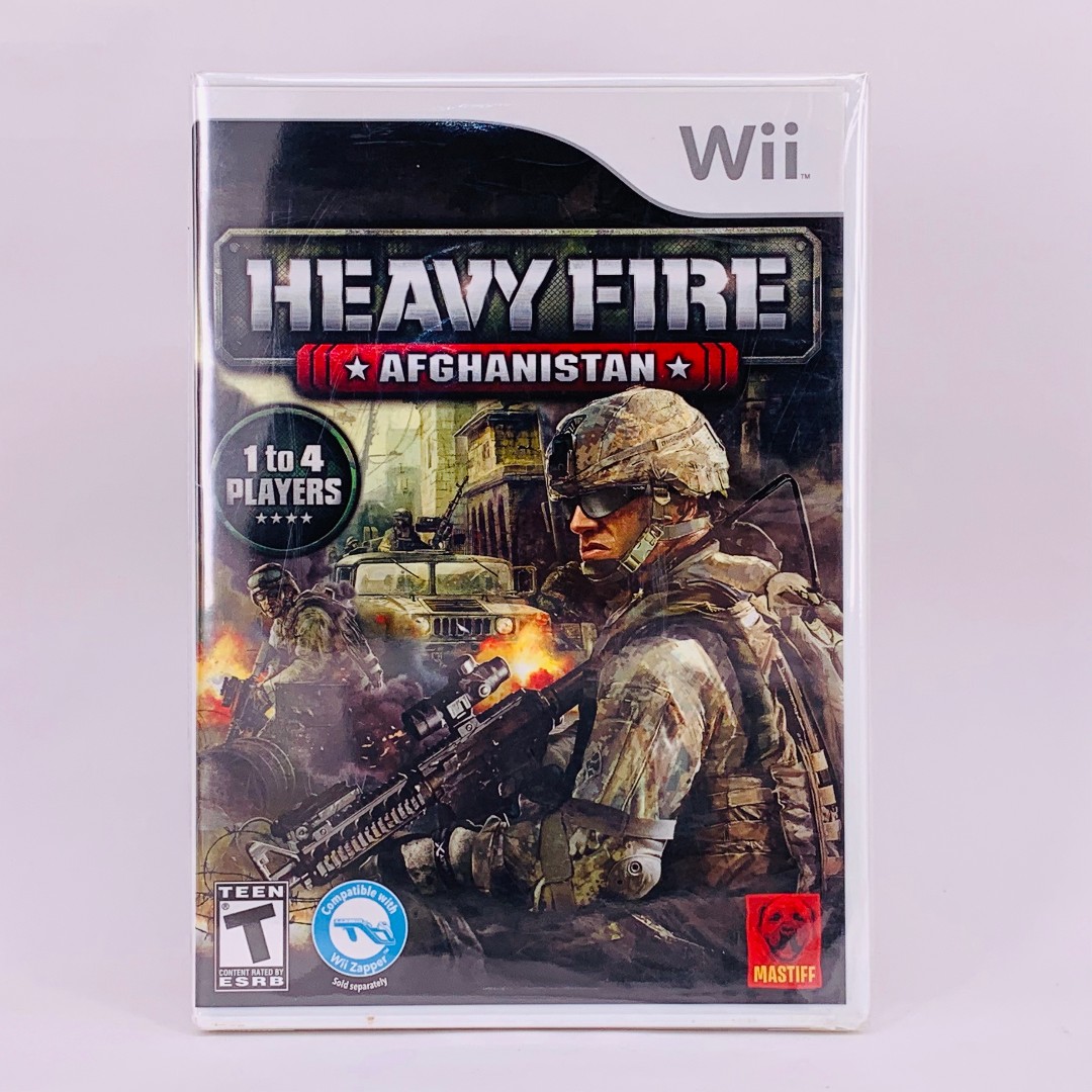 【全新】WII 美版 槍GAME HEAVY FIRE, 電子遊戲, 電子遊戲, Nintendo 任天堂 - Carousell