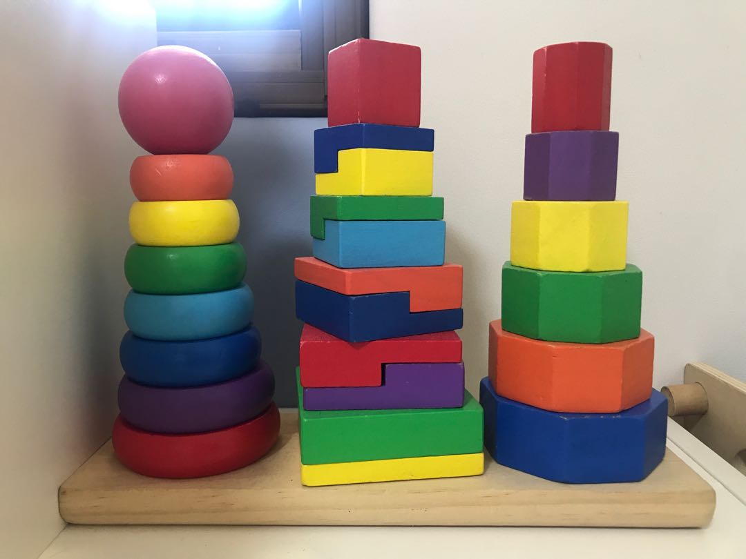 Wooden sorting stand, Babies & Kids, Baby Nursery & Kids Furniture ...