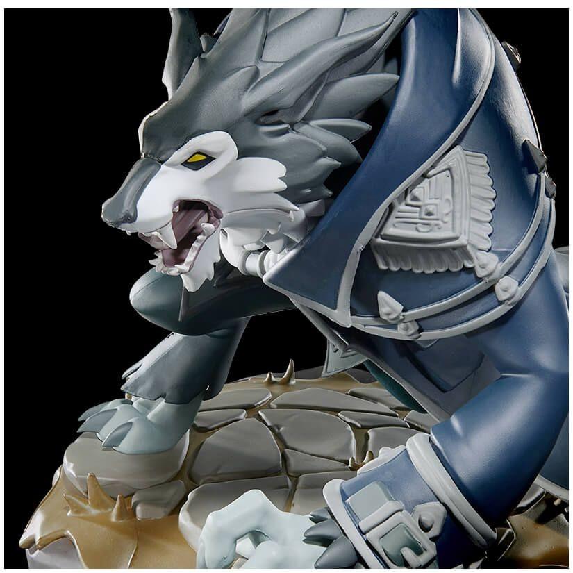 World of Warcraft Worgen Greymane Statue, Hobbies & Toys, Toys & Games ...