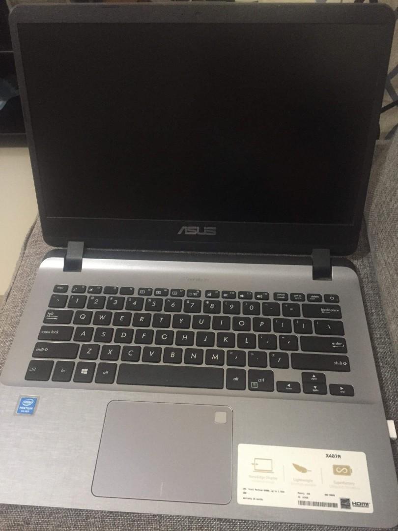 Asus X407M Intel Pentium Silver N5000 64-bit, Computers & Tech, Laptops ...