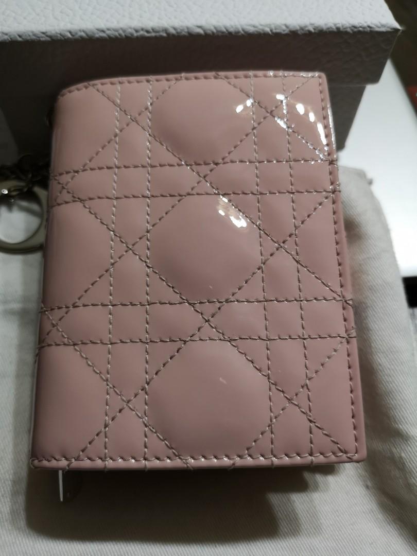 Dior - lady dior wallet pink, Luxury, Bags & Wallets, Wallets on Carousell