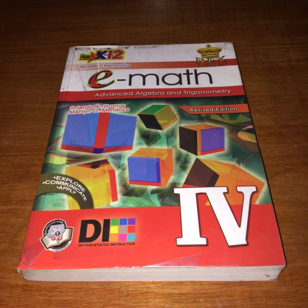 Emath Series (Highschool Mathematics Book), Hobbies & Toys, Books ...