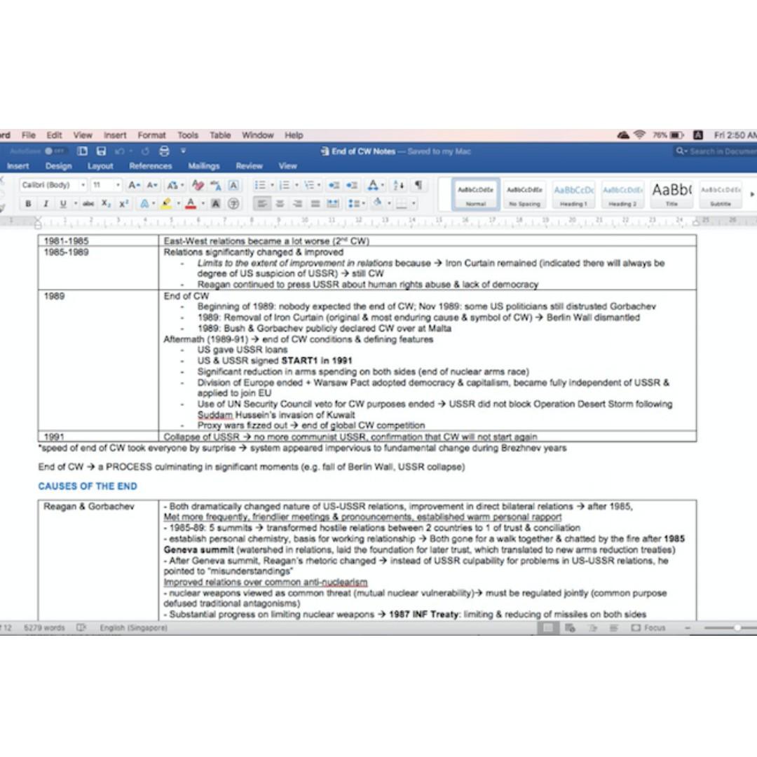 Ex-Rafflesian's H2 History Source-Based Questions (SBQ) notes for new ...