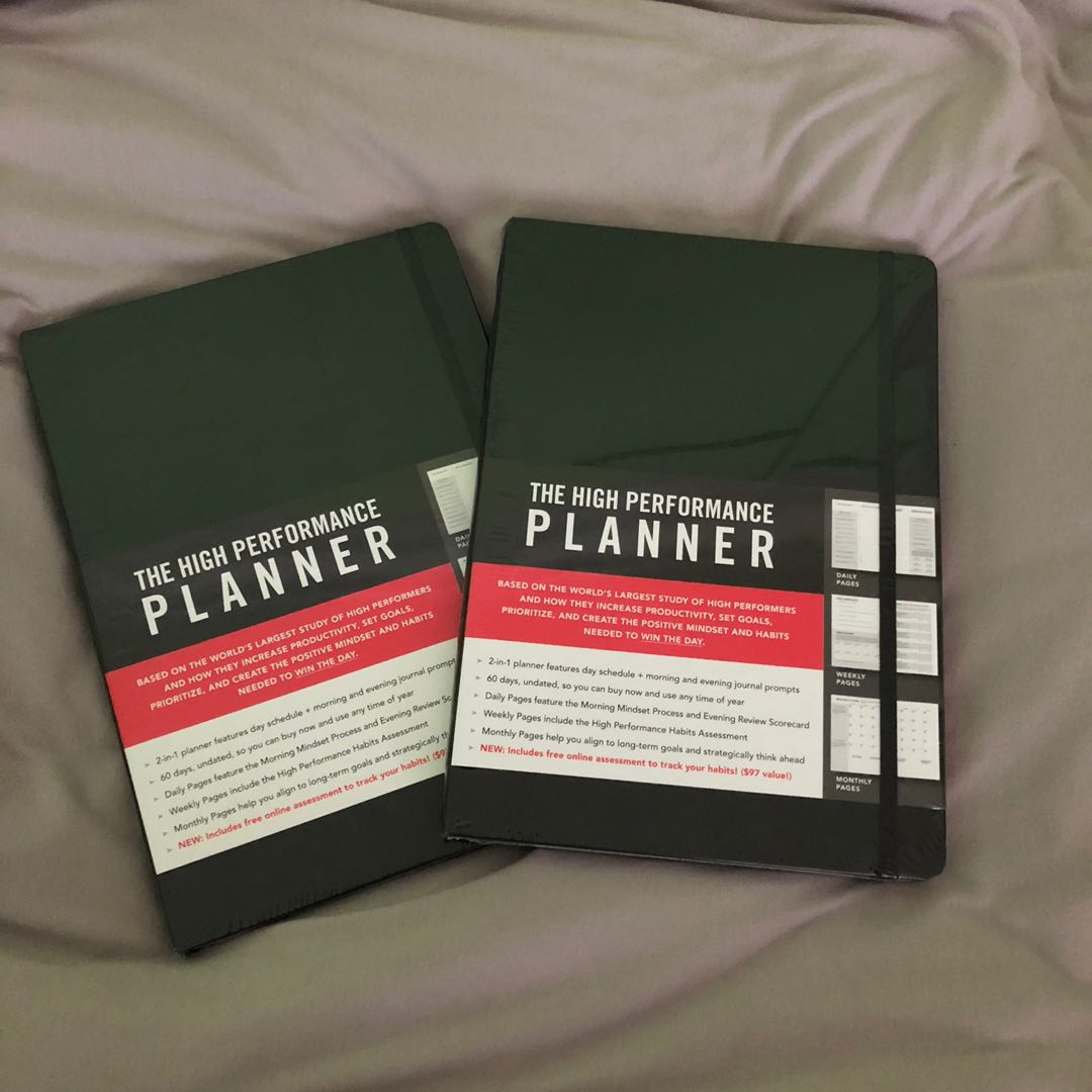 High Performance Planner by Brendon Burchard, Hobbies & Toys, Books ...