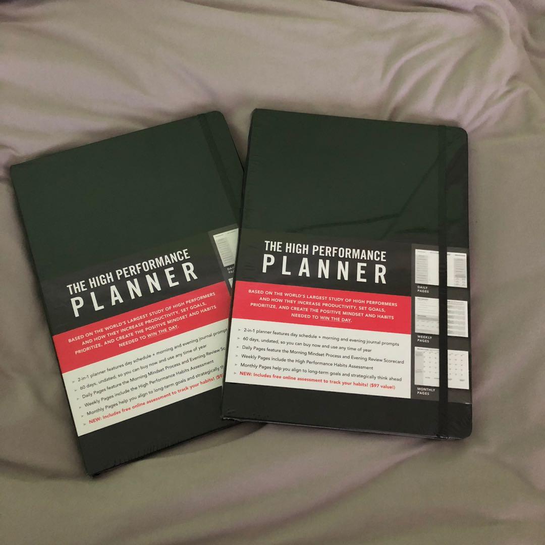 High Performance Planner by Brendon Burchard, Hobbies & Toys, Books ...
