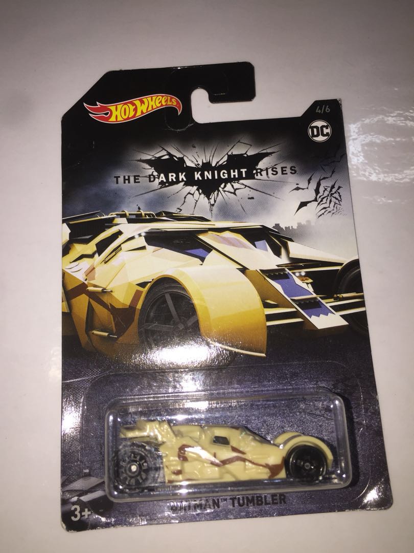 Hot wheels Dark Knight rises 4/6 Batman Camouflage tumbler, Hobbies ...