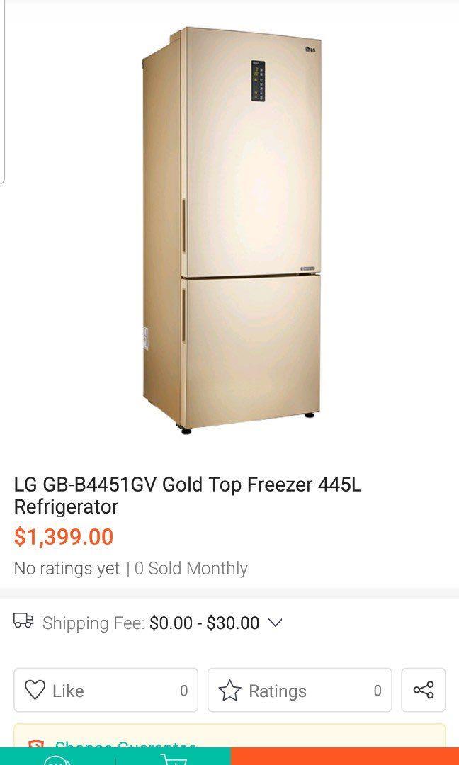 LG (GB-B4451GV) gold fridge (6month old), TV & Home Appliances, Kitchen ...